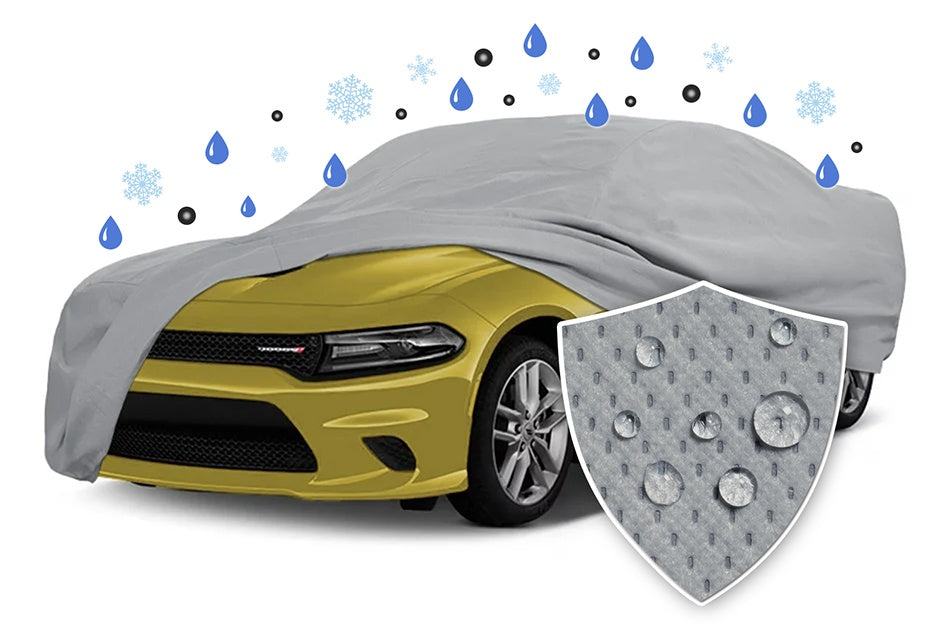 2026 Dodge Charger WeatherFit® Gold Car Cover – CoverAnything.com