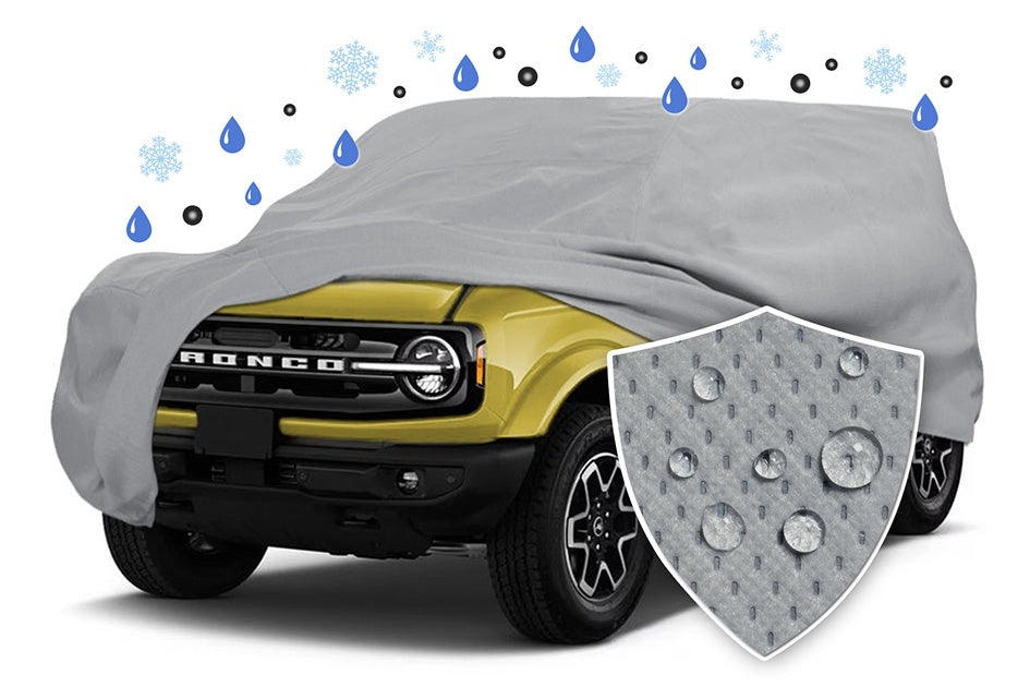 2026 Ford Bronco WeatherFit® Gold SUV Cover – CoverAnything.com
