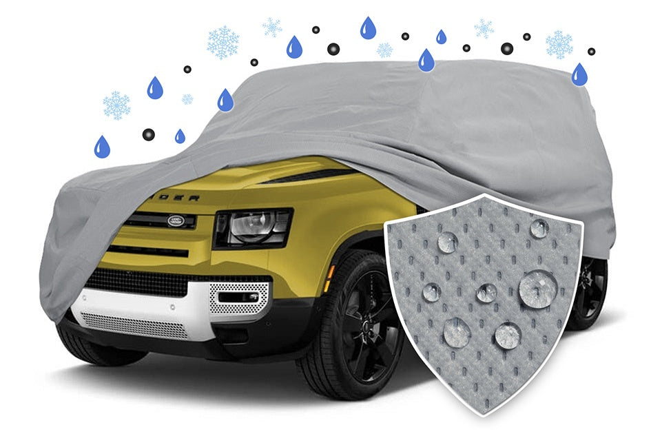 2026 Land Rover Defender 90 WeatherFit® Gold SUV Cover – CoverAnything.com